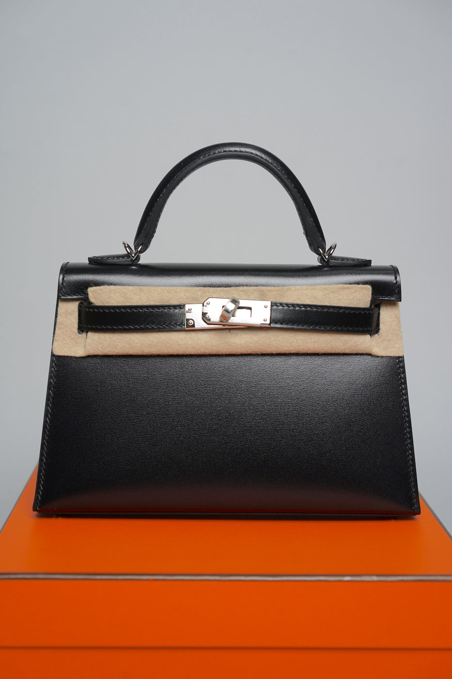 Hermes Kelly 20 in Noir Box Phw (Brand New)– ORANGEPORTER