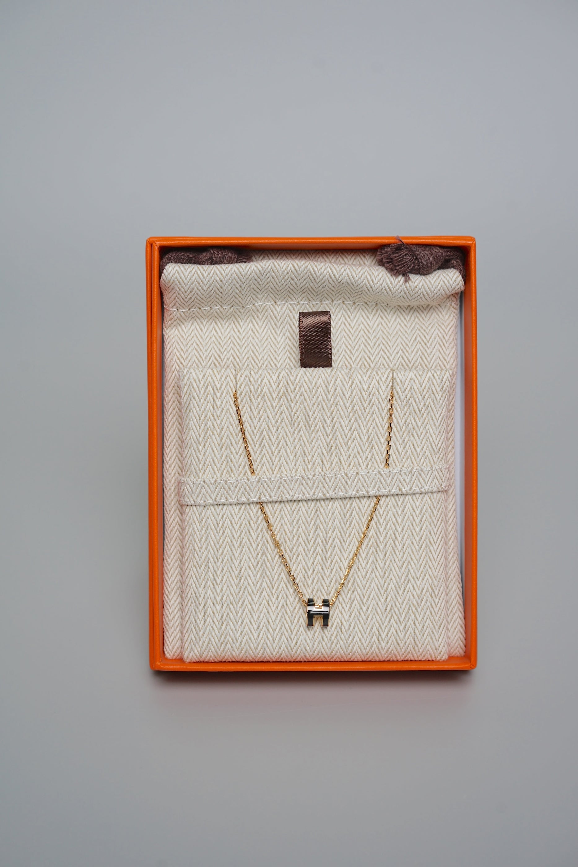 Hermes Mini Pop H Pendant in Noir Ghw (Brand New)– ORANGEPORTER