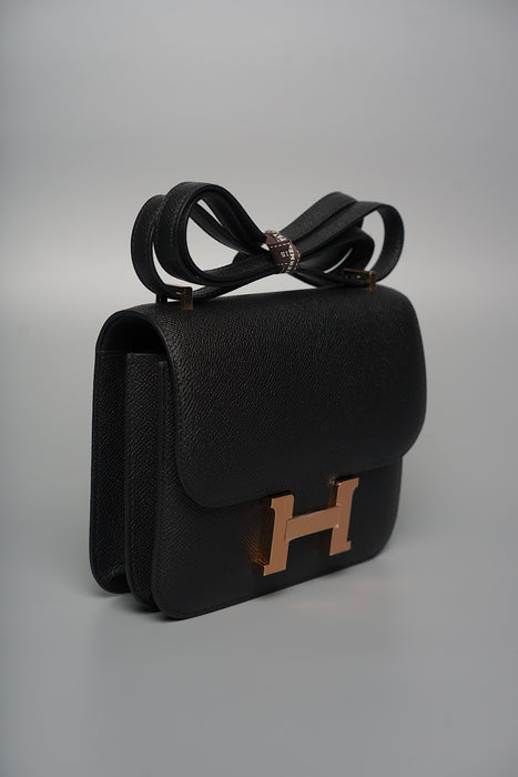 Hermes Constance 18 in Noir Epsom Rghw (Brand New)– ORANGEPORTER