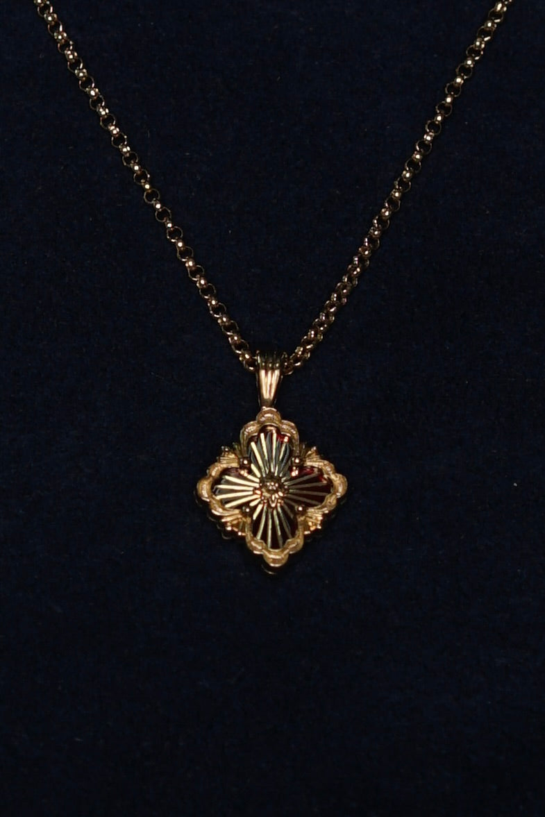 Buccellati Opera Tulle Pendant in Yellow Gold (Brand New)– orange porter
