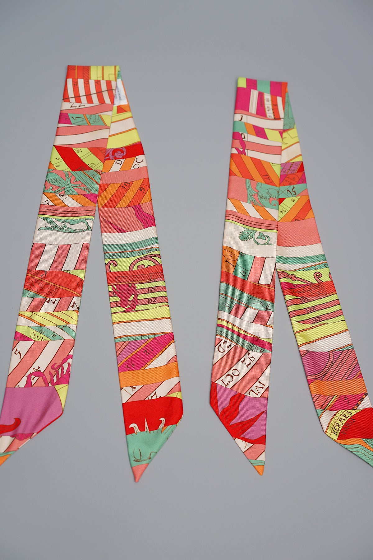 Hermes Twilly Pair– orange porter