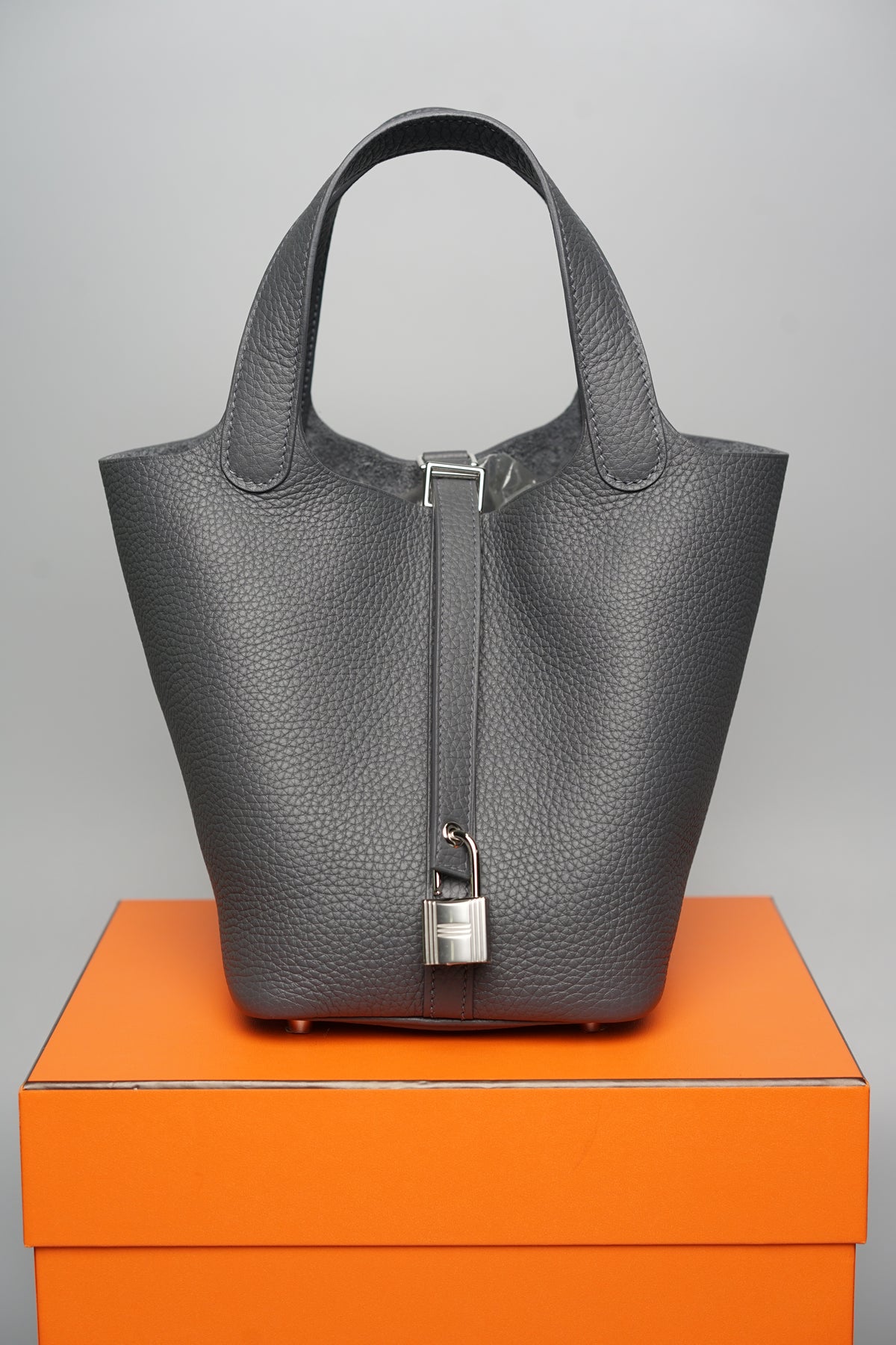 Hermes Picotin 18 in Ardoise Phw– ORANGEPORTER