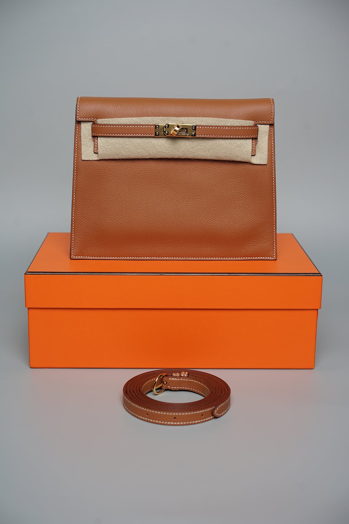 Hermes Kelly Danse in Gold Evercolor Ghw (Brand New)– ORANGEPORTER
