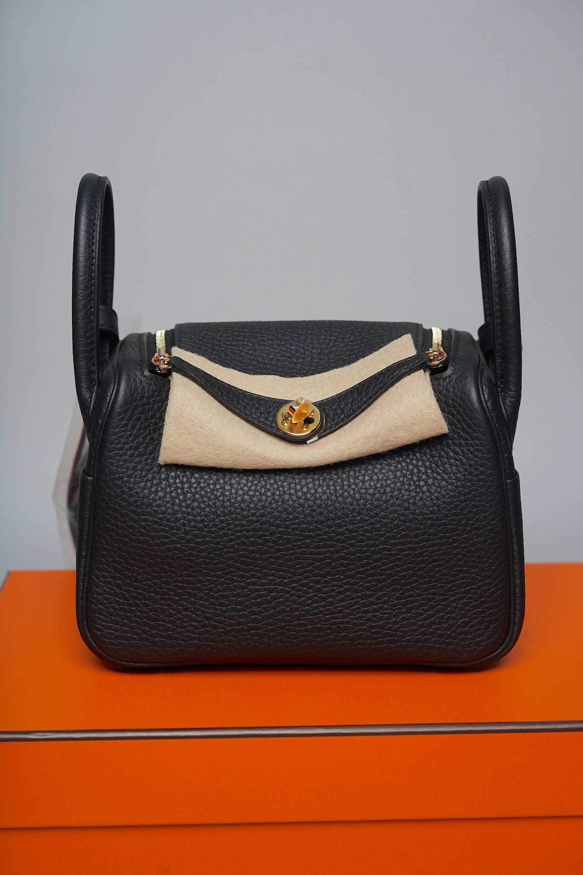 Hermes Mini Lindy II in Noir Ghw (Brand New)– ORANGEPORTER